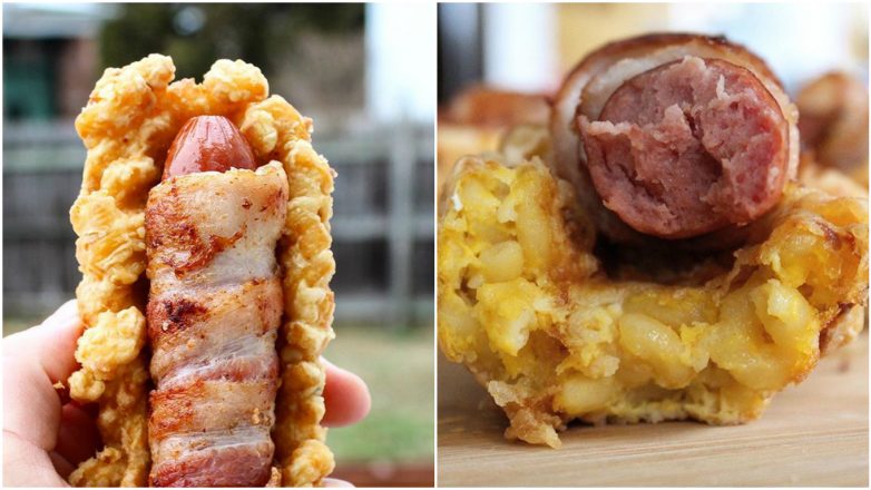 Here's How To Make A MAC & CHEESE-BUN Hot Dog - FoodBeast