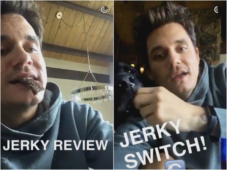 John Mayer Eats And Reviews Jerky For Dogs On Snapchat – Foodbeast
