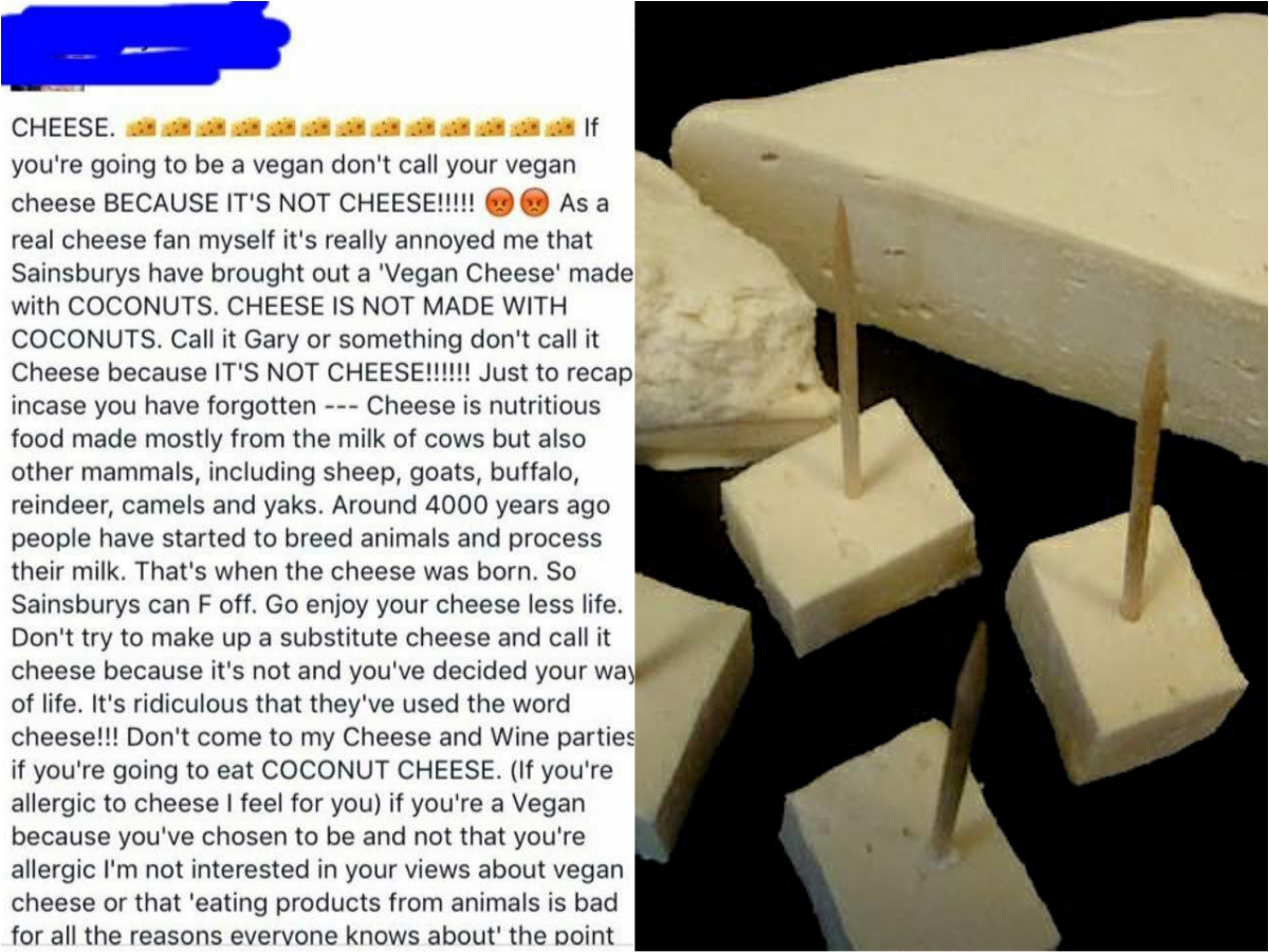 Grocery Store Claps Back After Angry Customer Goes On Anti-Vegan Cheese ...