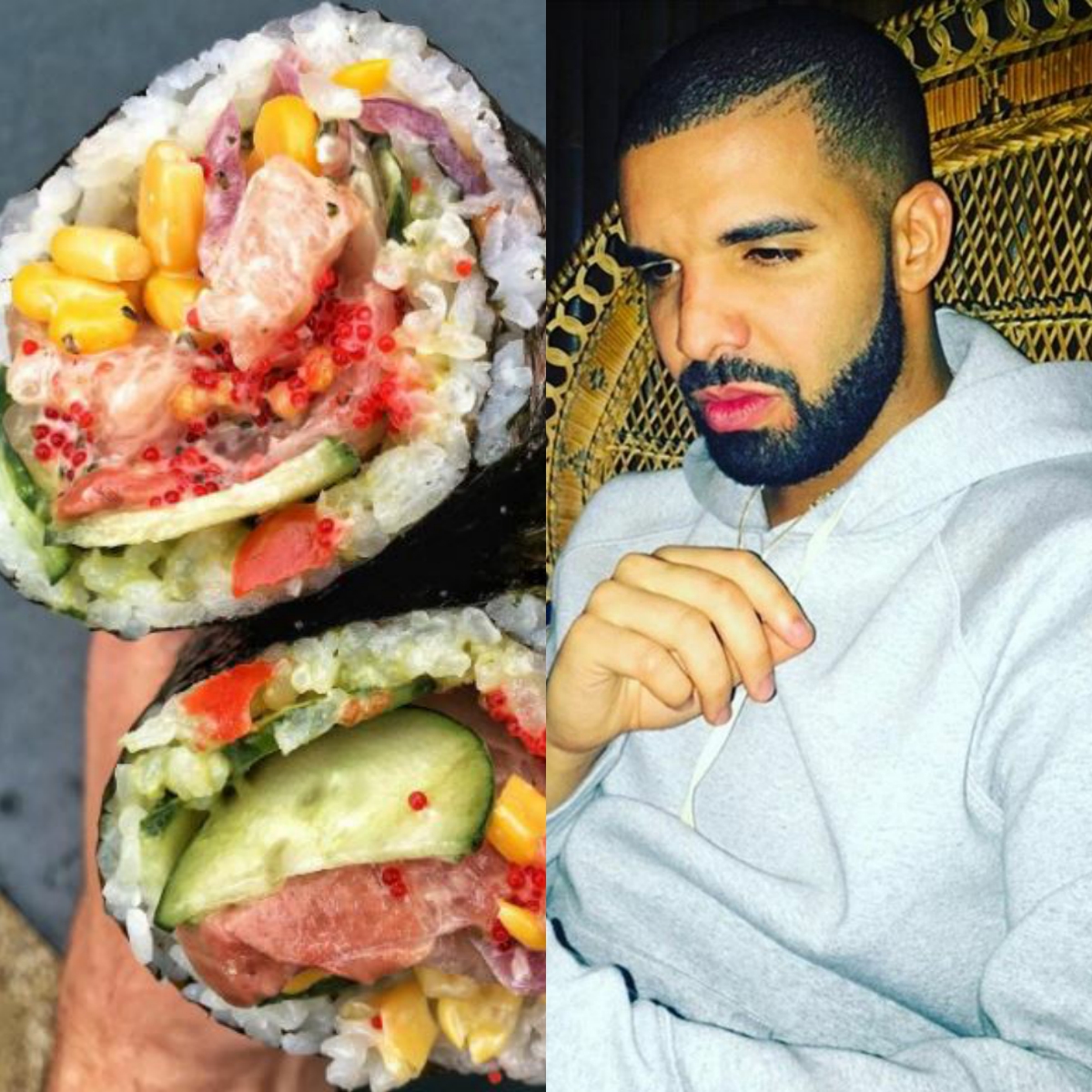 Drake Eats Some Garbage Sushi, Forced To Cancel Show In Amsterdam ...