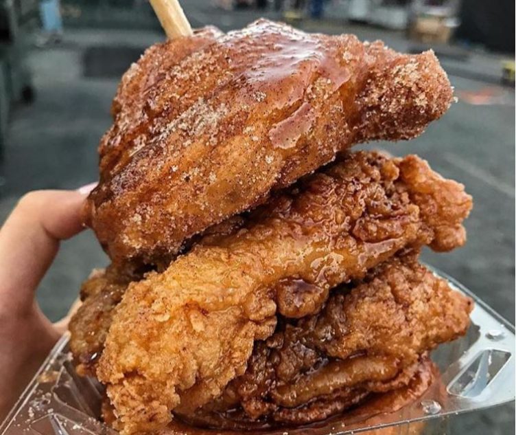 This Pop-Up Makes Churro-Bunned Fried Chicken Sandwiches - FoodBeast