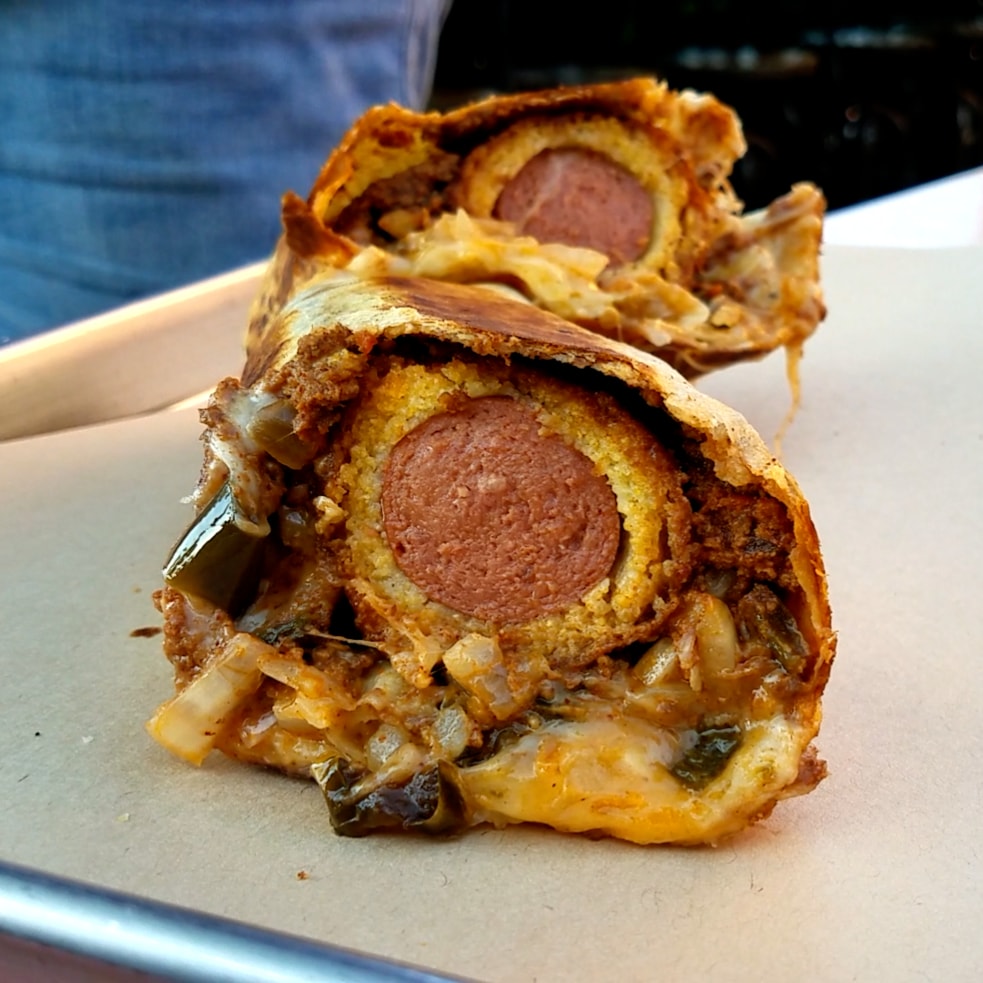 Fiery Corn Dog-Stuffed Burrito Is The Stuff Of Festival Food Dreams ...