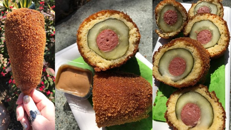 Disneyland Is Home To This GIANT Pickle-Wrapped Corn Dog – Foodbeast