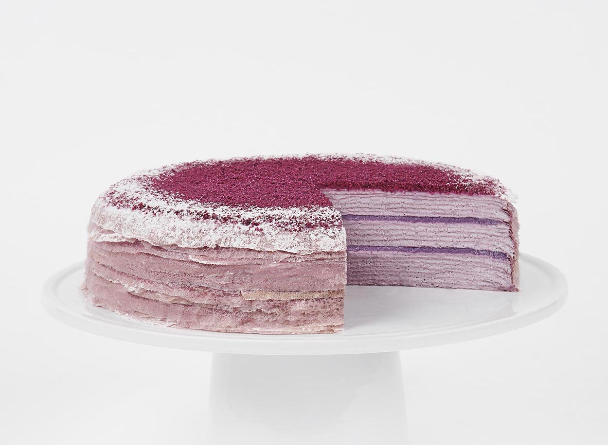 Ube Mille Crepe Cakes From Lady M Are a First For The Luxury Dessert ...