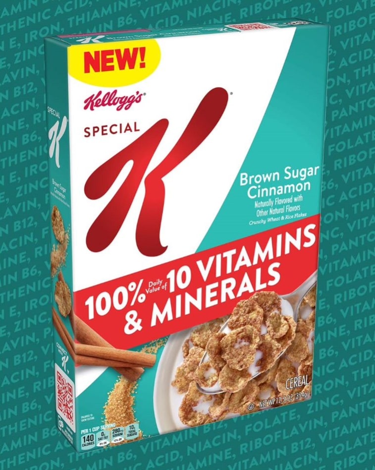 Special K's New Cereal Packs 100% Daily Value of 10 Vitamins & Minerals ...