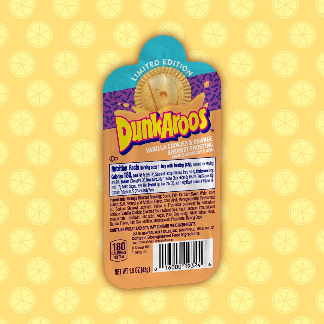 Dunkaroos Debuts Limited Edition Orange Sherbert Frosting Flavor ...