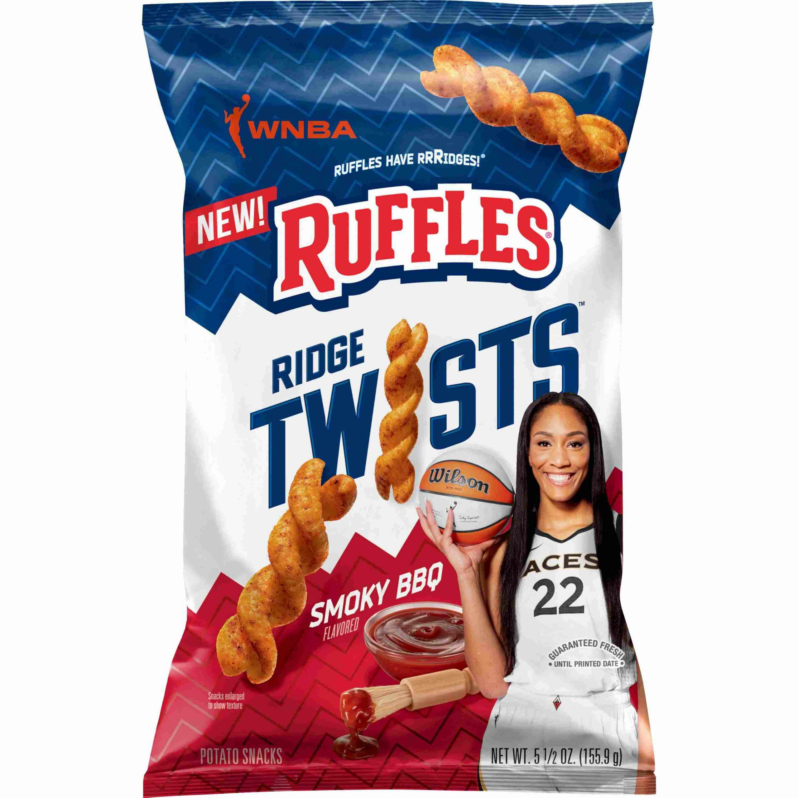 Ruffles Launches New Ridge Twists Line with WNBA Star A’ja Wilson