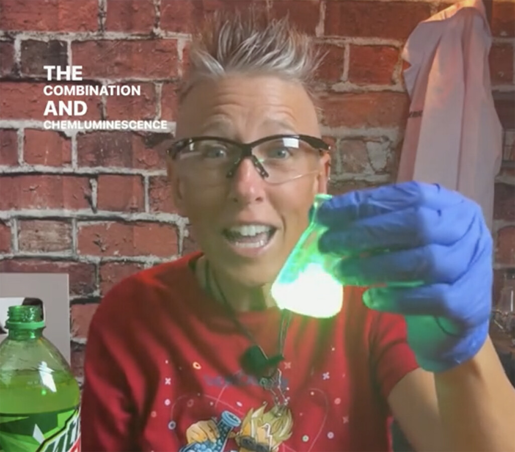 Science Influencer Reveals Secret to Viral 'Glowing Mountain Dew ...