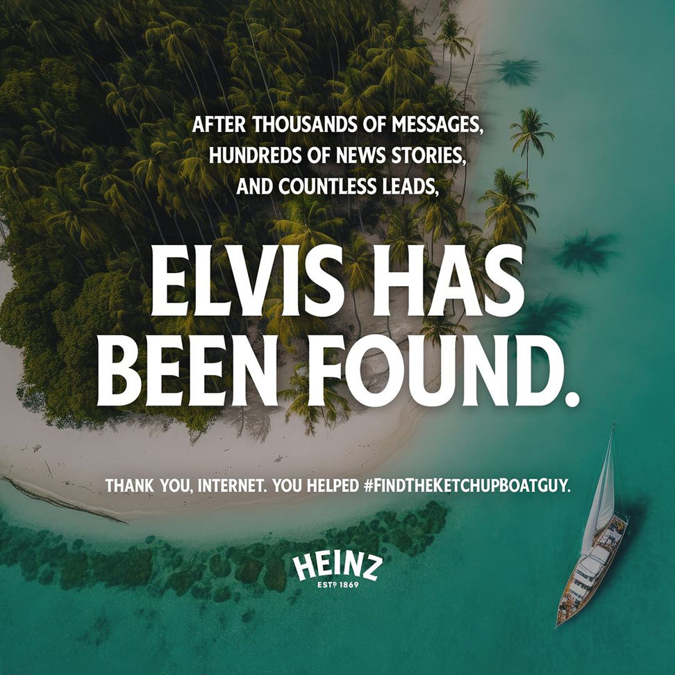 Heinz Finally Finds The Sailor Who Survived Being Lost At Sea By Eating ...