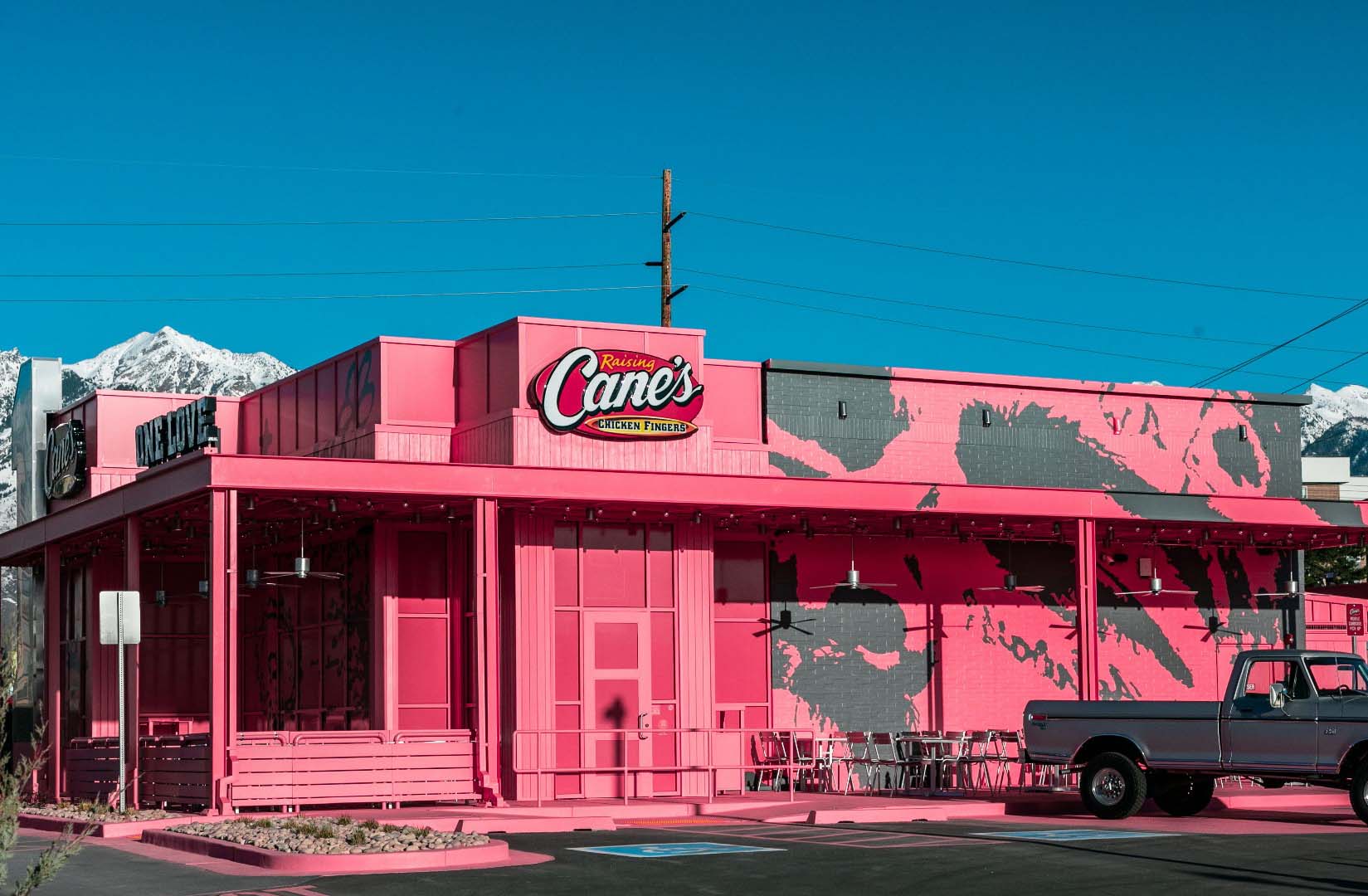 Raising Cane’s New Pink Location Is The Brainchild Of Pop Artist Post ...
