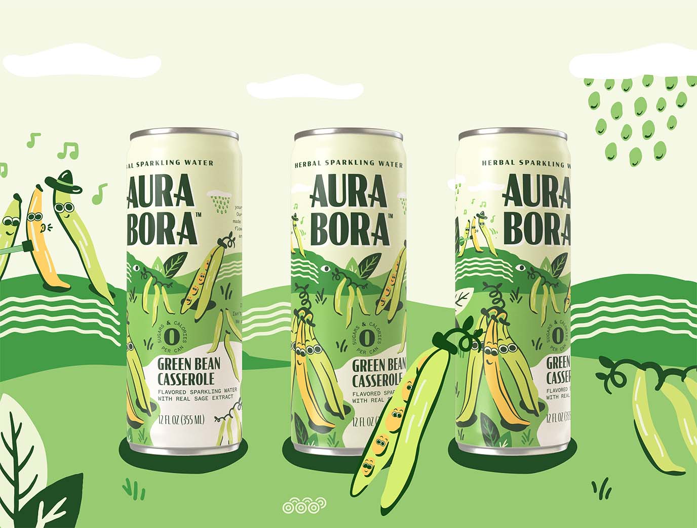 Aura Bora Releases Quirky Yet Refreshing Green Bean Casserole Sparkling ...