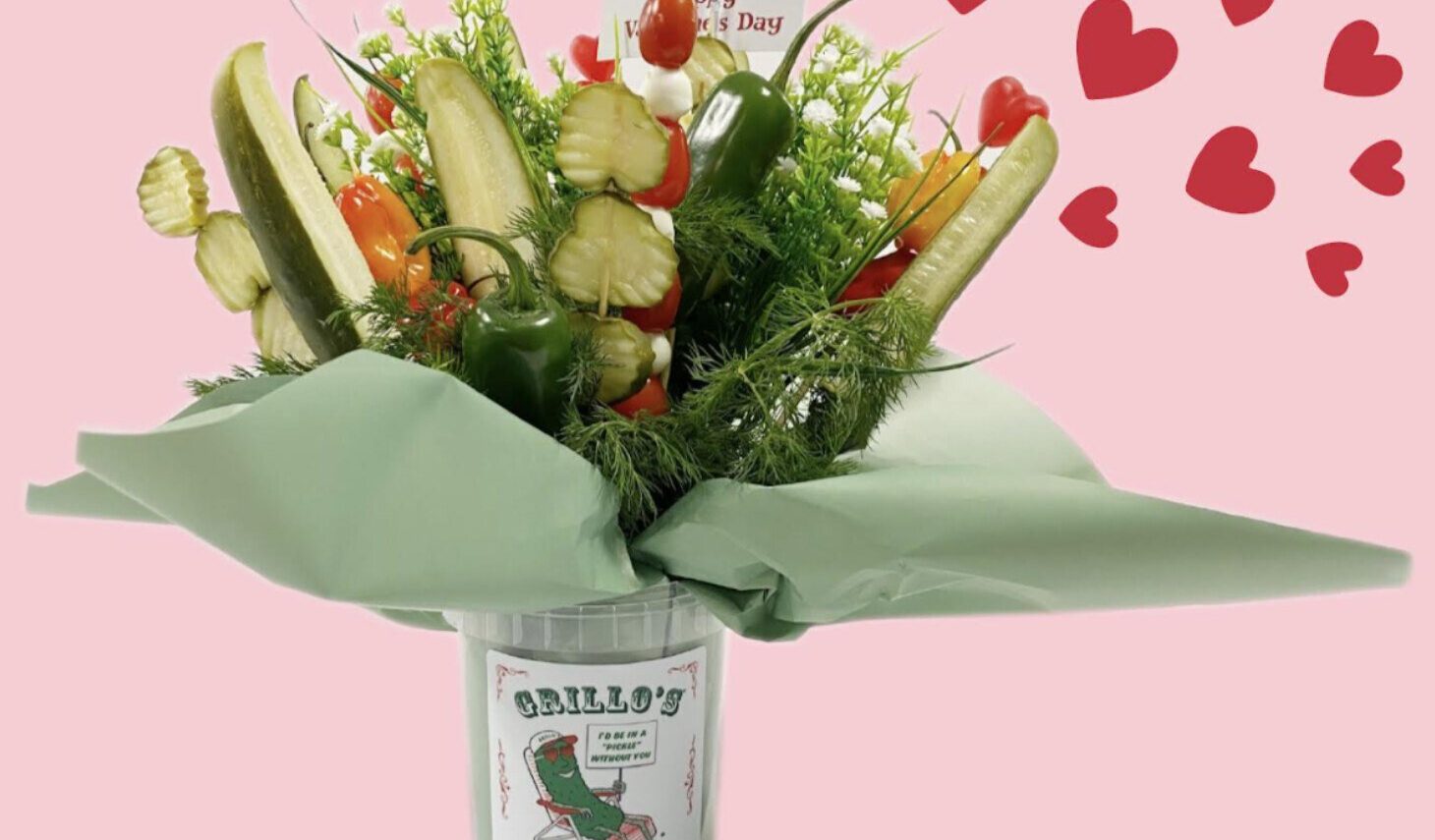 Grillo's Pickles Wants You to Send Your Valentine a Pickle Bouquet