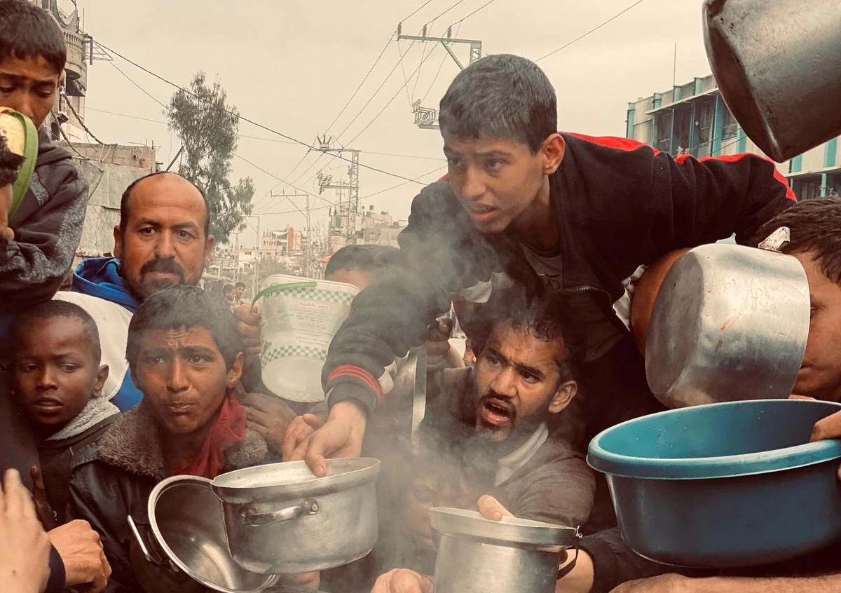 Man Opens Soup Kitchen In Gaza To Help Displaced Palestinians