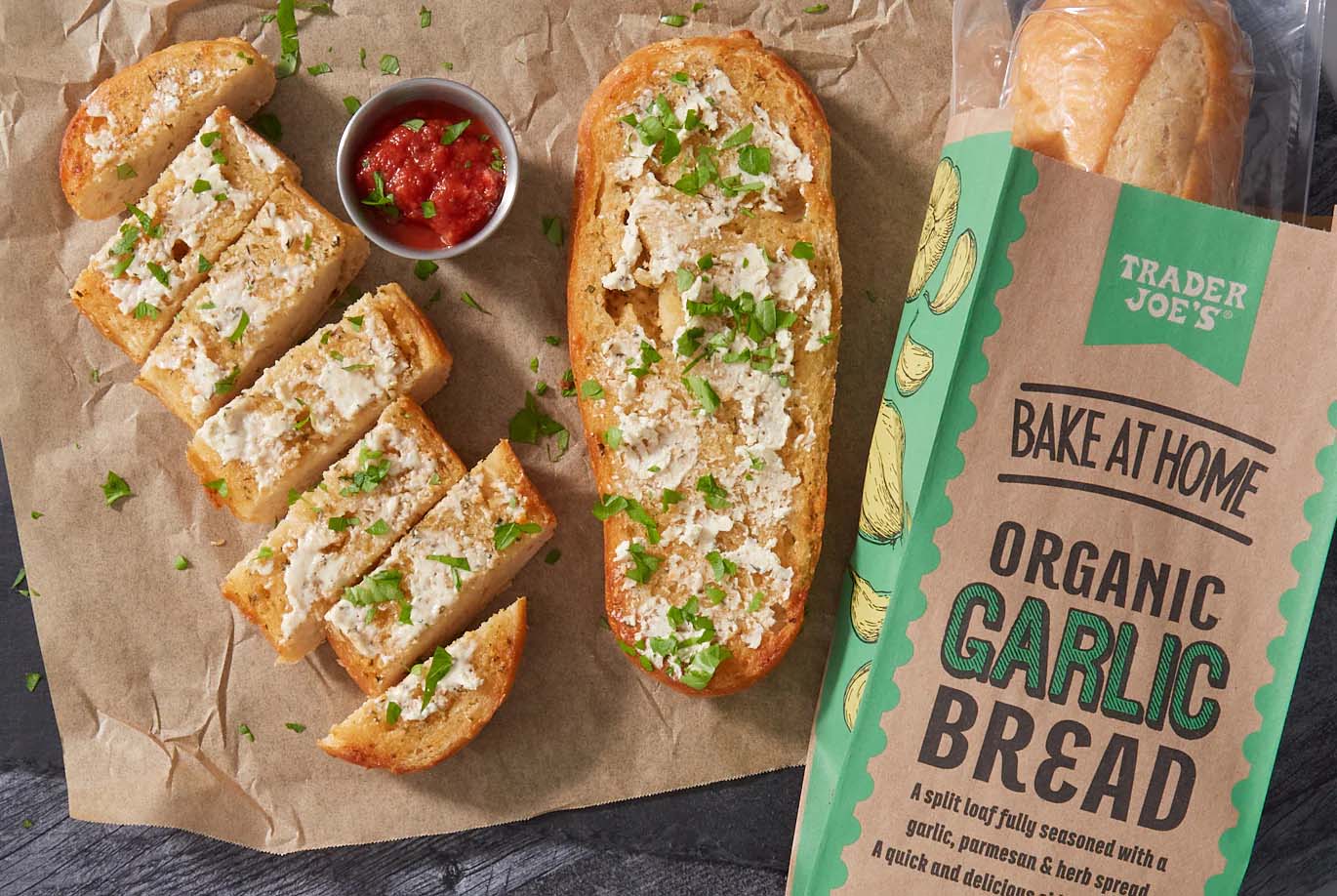 Bake at Home Organic Garlic Bread Awaits Next Time You’re At Trader Joe’s
