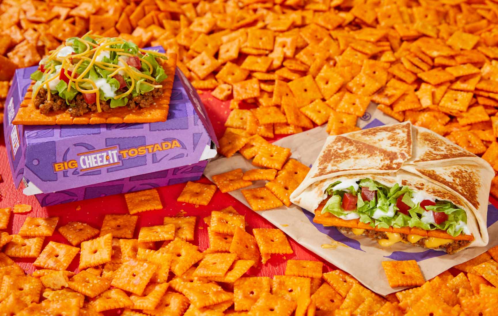 This Taco Bell And Cheez-It Collab Comes With A Big Cheez-It Cracker
