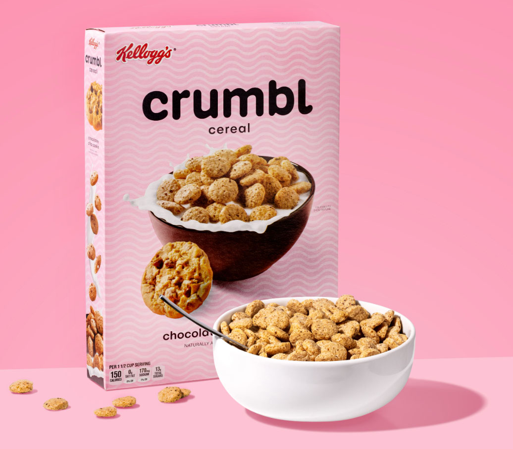 Kellogg's & Crumbl Cookies Drops New Chocolatey Chip Cereal