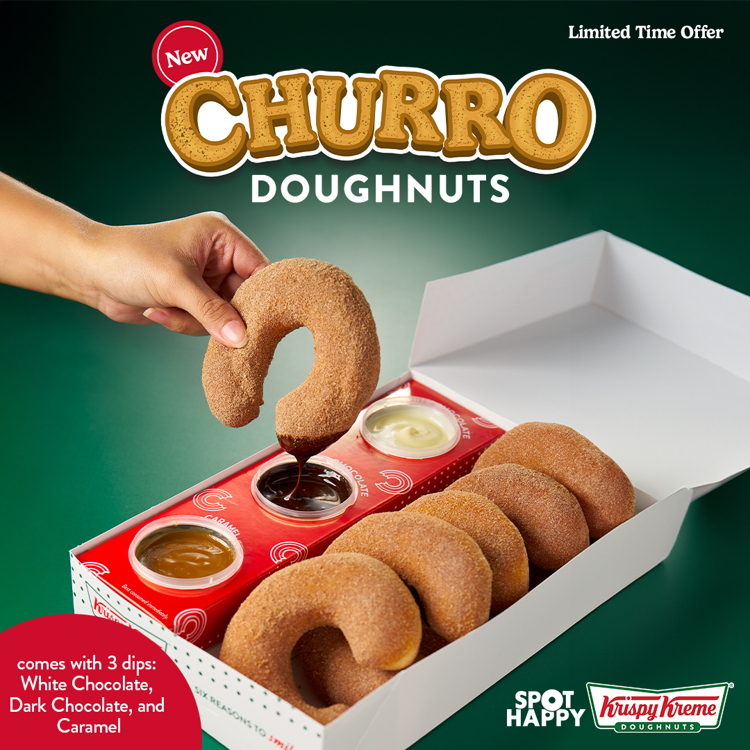 Krispy Kreme Debuts Churro Doughnuts In The Philippines - Foodbeast