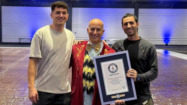 Nick DiGiovanni Helps Make The World's Largest Chocolate Bar Ever ...