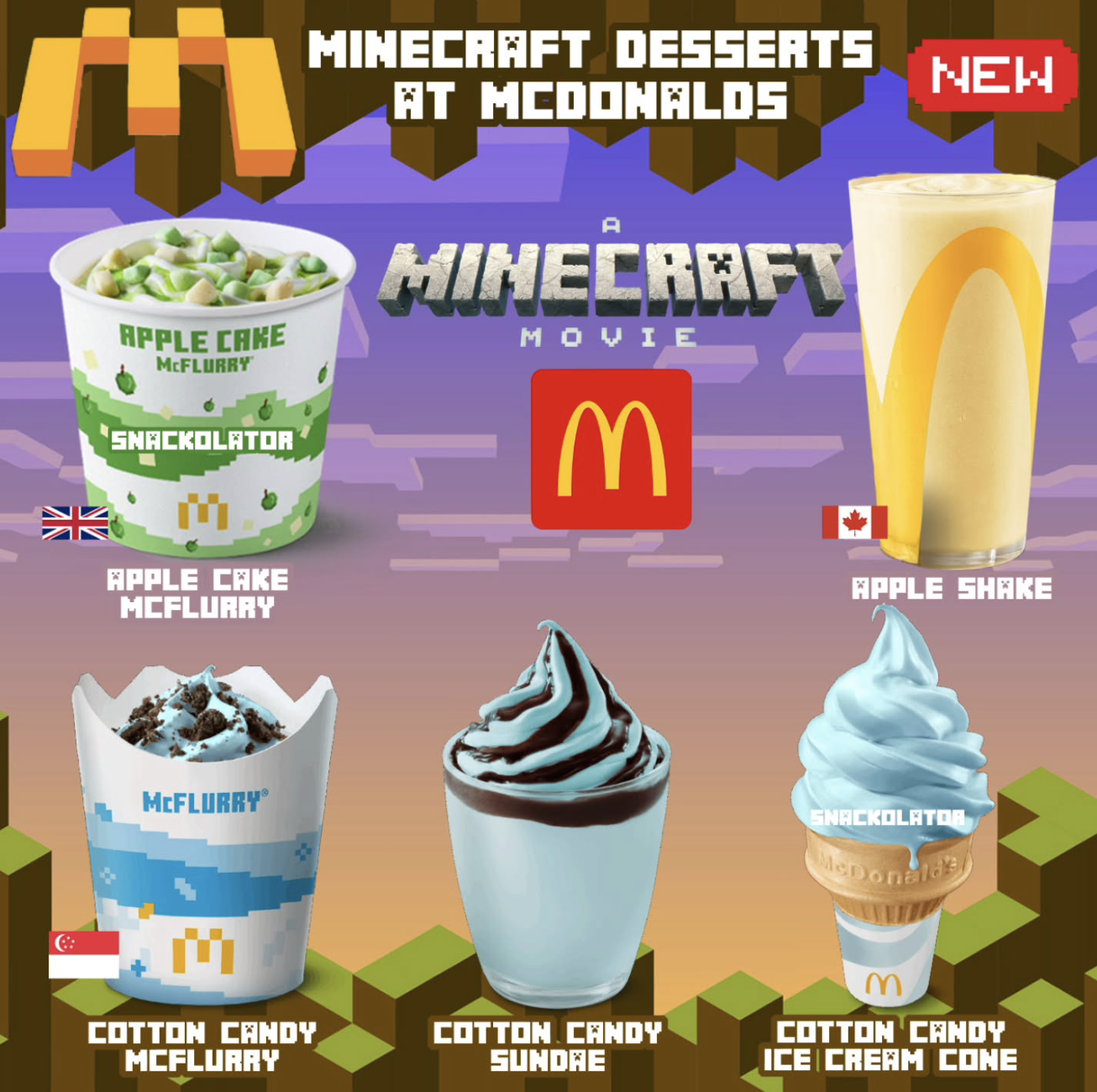 McDonald’s Debuts New Minecraft Desserts Overseas - Foodbeast