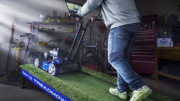 Natty Light Turns Lawn Mowing Into A Workout With Its ‘Treadmower ...